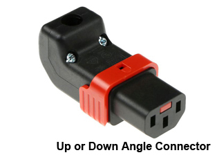 IEC LOCK PA130100BK, IEC LOCK WIRE ON C-13 LOCKING CONNECTOR
