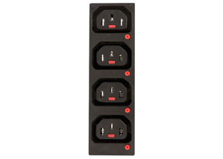 IEC LOCK PA130100BK, IEC LOCK WIRE ON C-13 LOCKING CONNECTOR