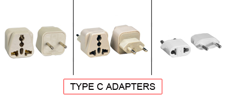 Primary Countries known for using TYPE C adapters are Austria, Belgium ...