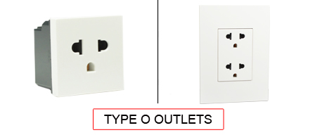 Primary Country known for using TYPE O outlets is Thailand.